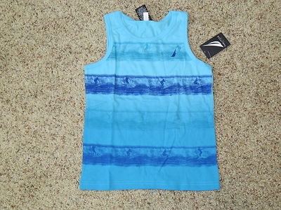 Nautica Girls Aqua Tank Top - Size S(4) - NWT | eBay