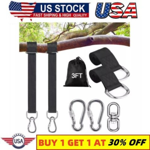 Tree Swing Hanging Straps Kit Heavy Duty Holds 5500LBS Adjustable Swing Straps | eBay