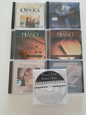 Lot of 7- Pianist CLASSICAL Music CDS Orchestra Piano Opera! Mixed Lot ...