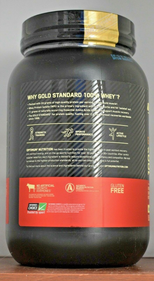 Gold Standard Whey 100% Protein 2 lb Optimum Nutrition ON Isolate ...