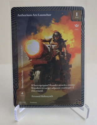 WONDERS OF THE FIRST EXISTENCE AETHERIUM ARC LAUNCHER CLASSIC FOIL EPIC ...