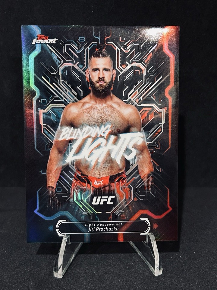 2025 Topps Finest UFC Jiri Prochazka Blinding Lights BL-20 Case Hit SSP ...