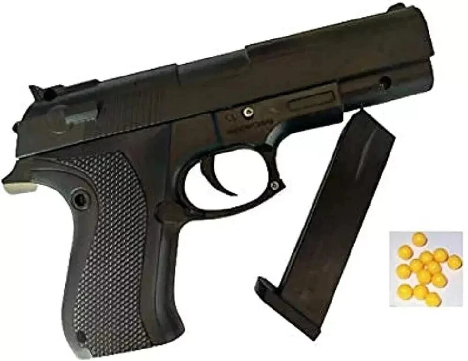 Realistic Air Pistol Toy Gun | Safe for Kids | 6MM Plastic Ammo | Free ...