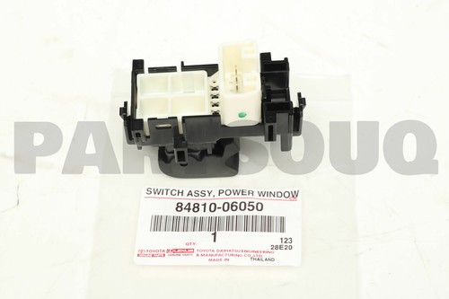 8481006050 Genuine Toyota SWITCH ASSY, POWER WINDOW REGULATOR 84810 ...