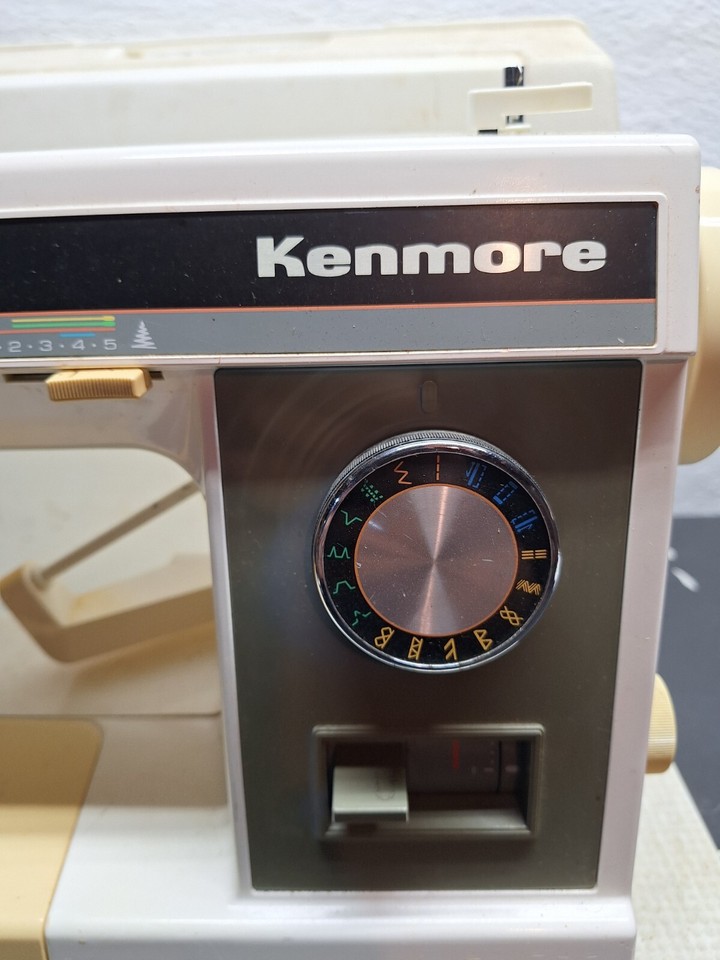 Vintage Kenmore 158 Sewing Machine Sears Model 158.1450280 With Pedal ...