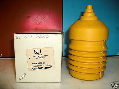 ARROW HART BL1 NEOPRENE YELLOW BOOT BL-1 NEW | eBay