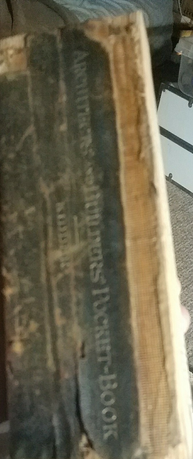 The Architect's And Builder's Pocket Book-HC-1913-Kidder-construction ...