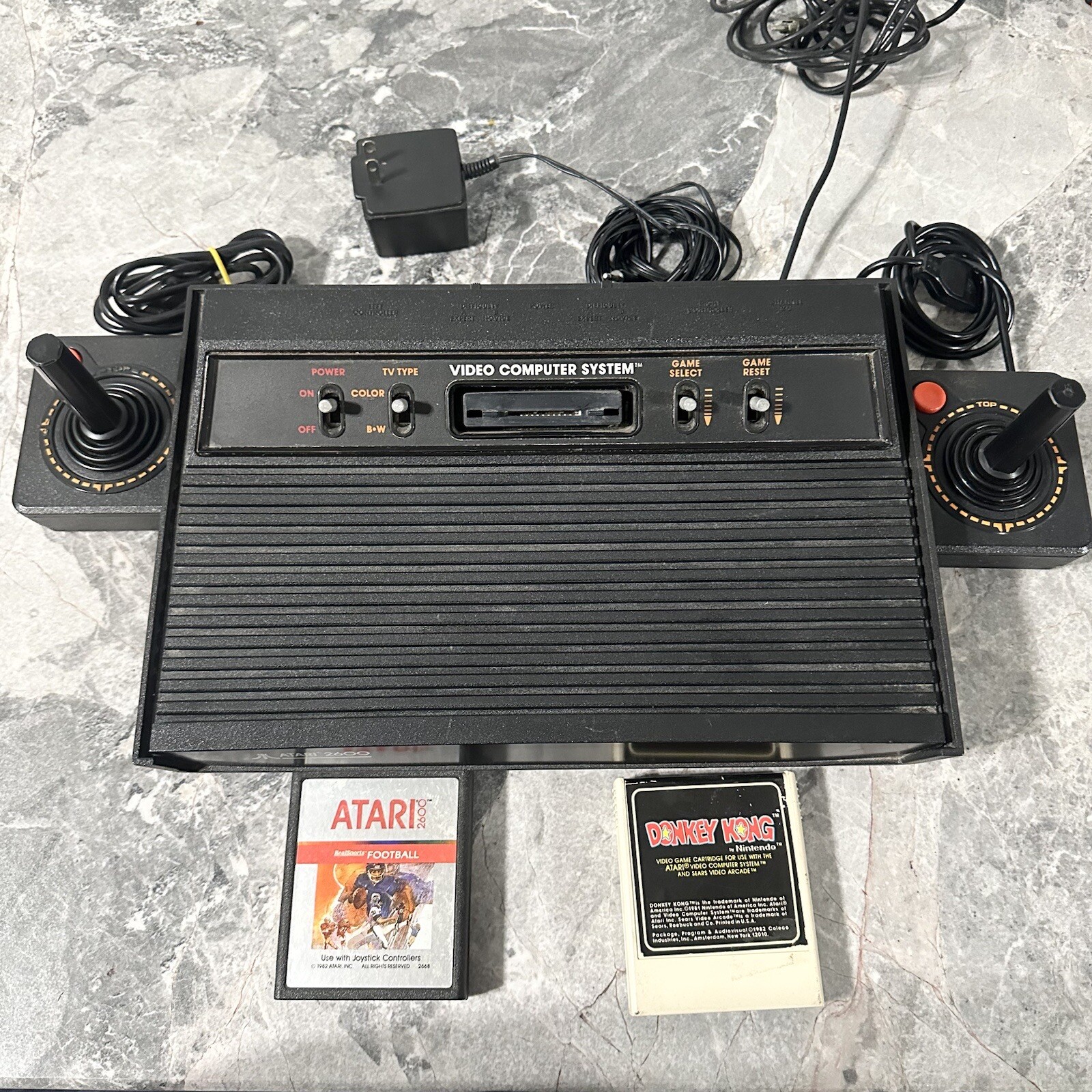 Atari 2600 Darth Vader Black Game Console Complete Bundle 21239055265 ...