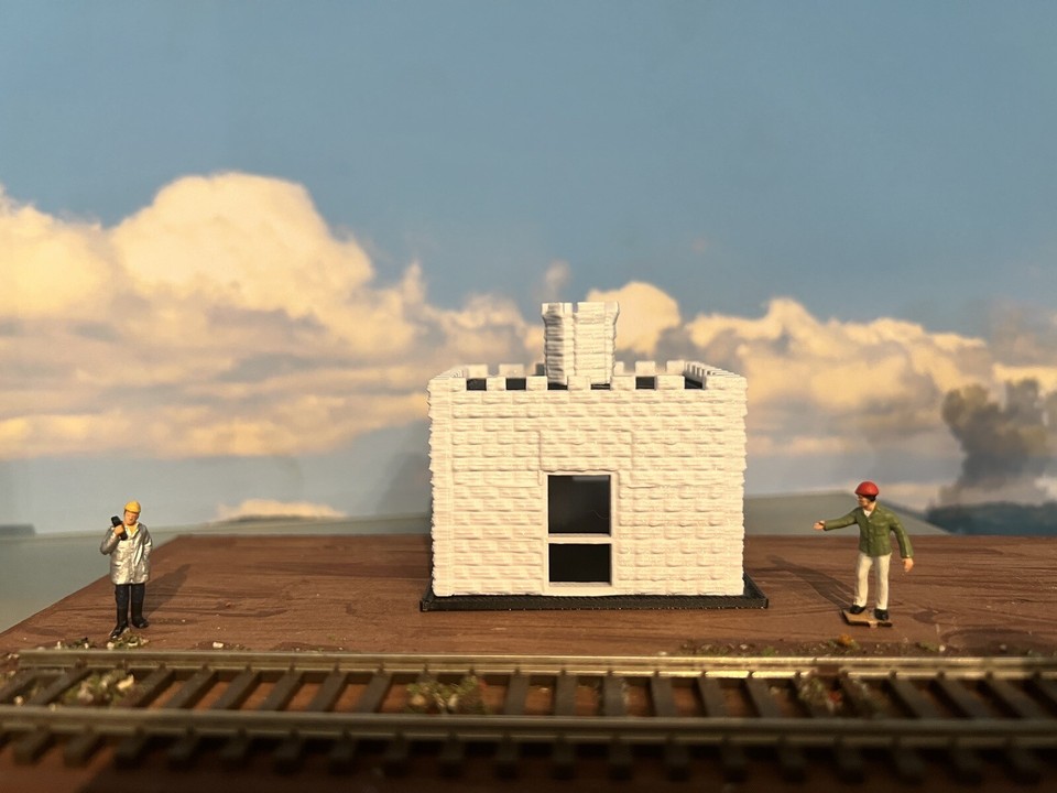 HO Scale White Castle Building 3D Printed Structure | eBay
