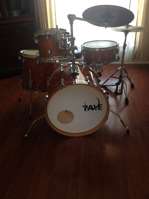 Taye 4 piece studio maple drum kit. | eBay