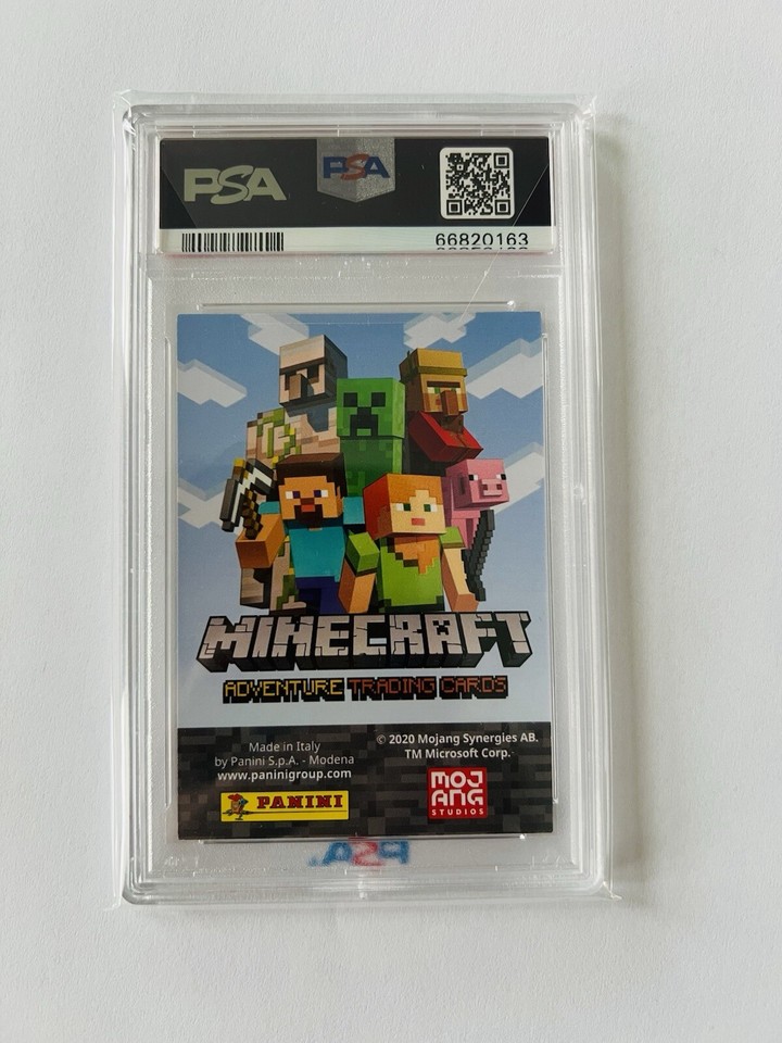 2021 Panini Minecraft Adventure Steve Limited Edition PSA 10 POP 1 ...
