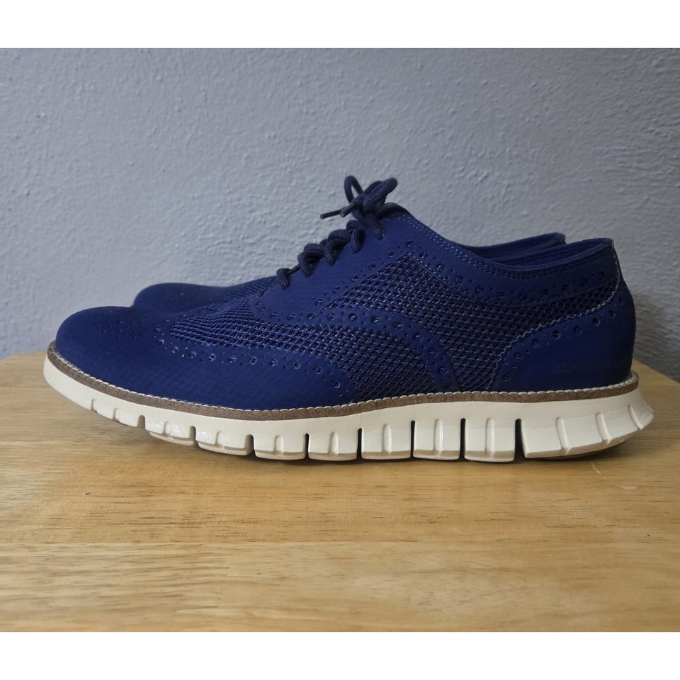 Cole Haan ZeroGrand Mens Size 10 No Stitch Wing OX Rainstorm Blue ...