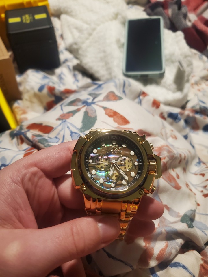 Invicta Coalition Forces Sentinel Men's Watch w/ Abalone Dial 48412 | eBay