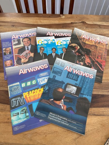 IBA Independent Broadcasting Authority Airwaves Magazine bundle 1984 /1985 | eBay