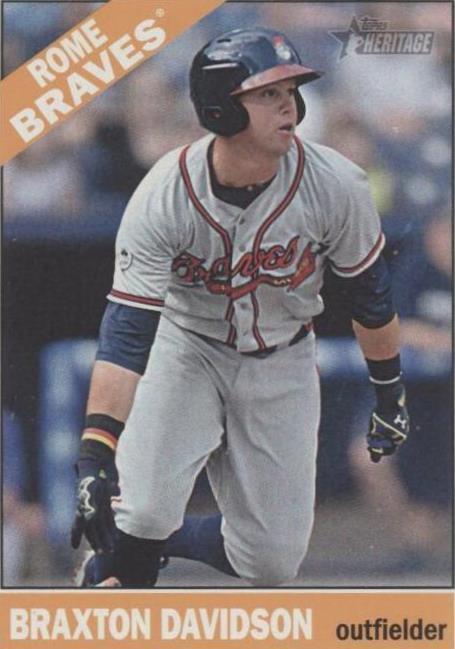 2015 Topps Heritage Minor League Edition - Braxton Davidson #84 (RC ...