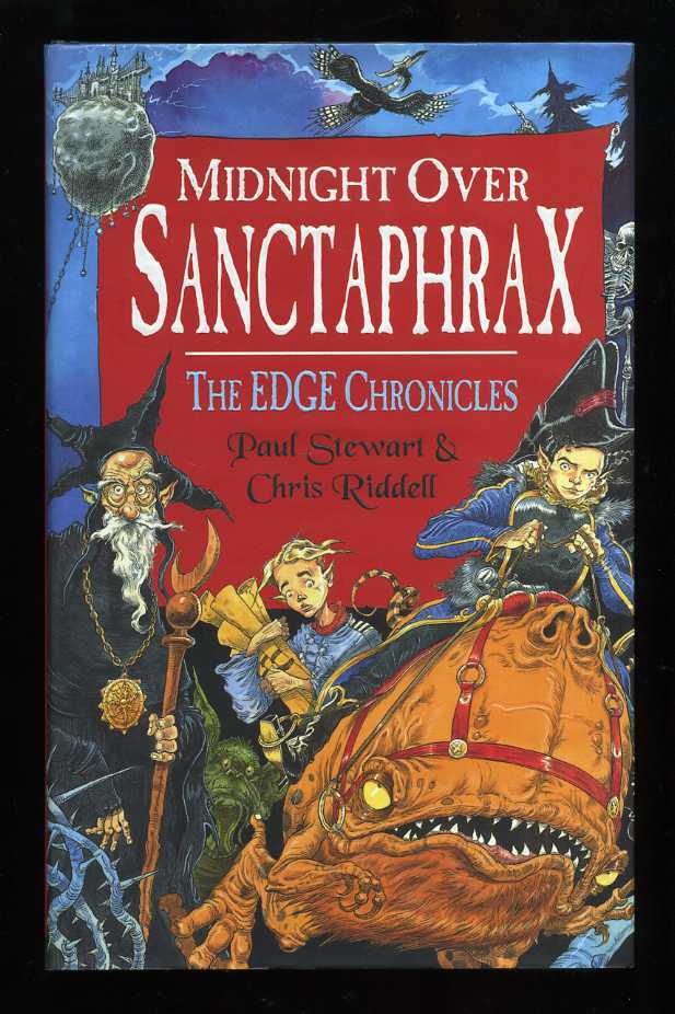 Paul Stewart and Chris Riddell - Midnight Over Sanctaphrax DUAL SIGNED ...