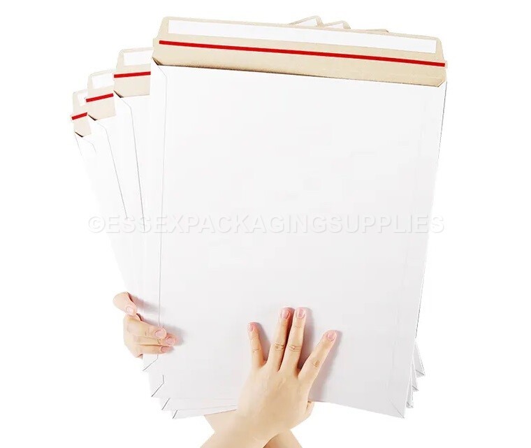 All Board White Envelopes- C3/A3 C4/A4 C5/A5 - 10 50 100 500 Peel ...