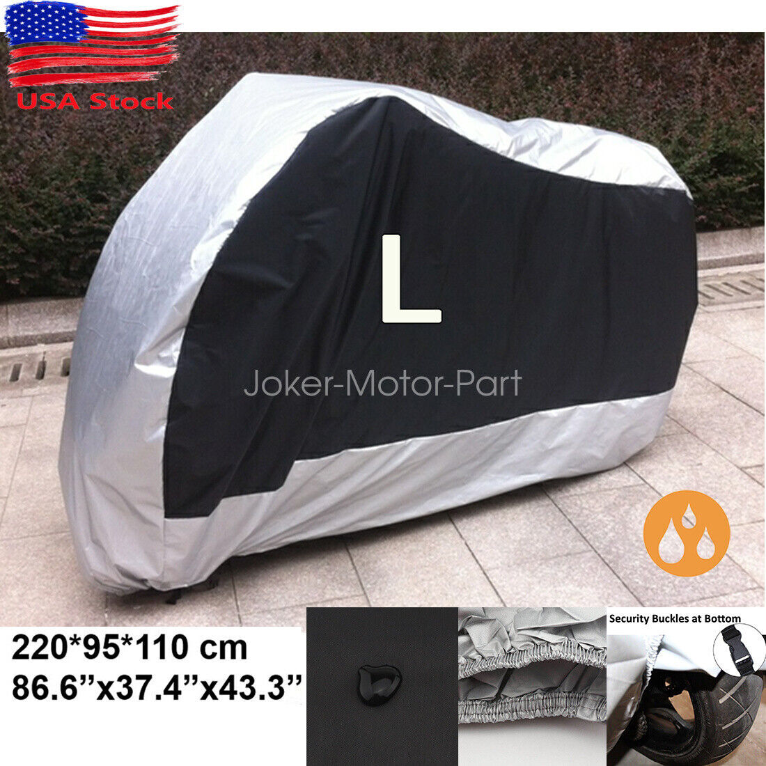 Silver Motorcycle Cover For Yamaha YZF R1 R6 R1M R3 R6S R7 700R | eBay