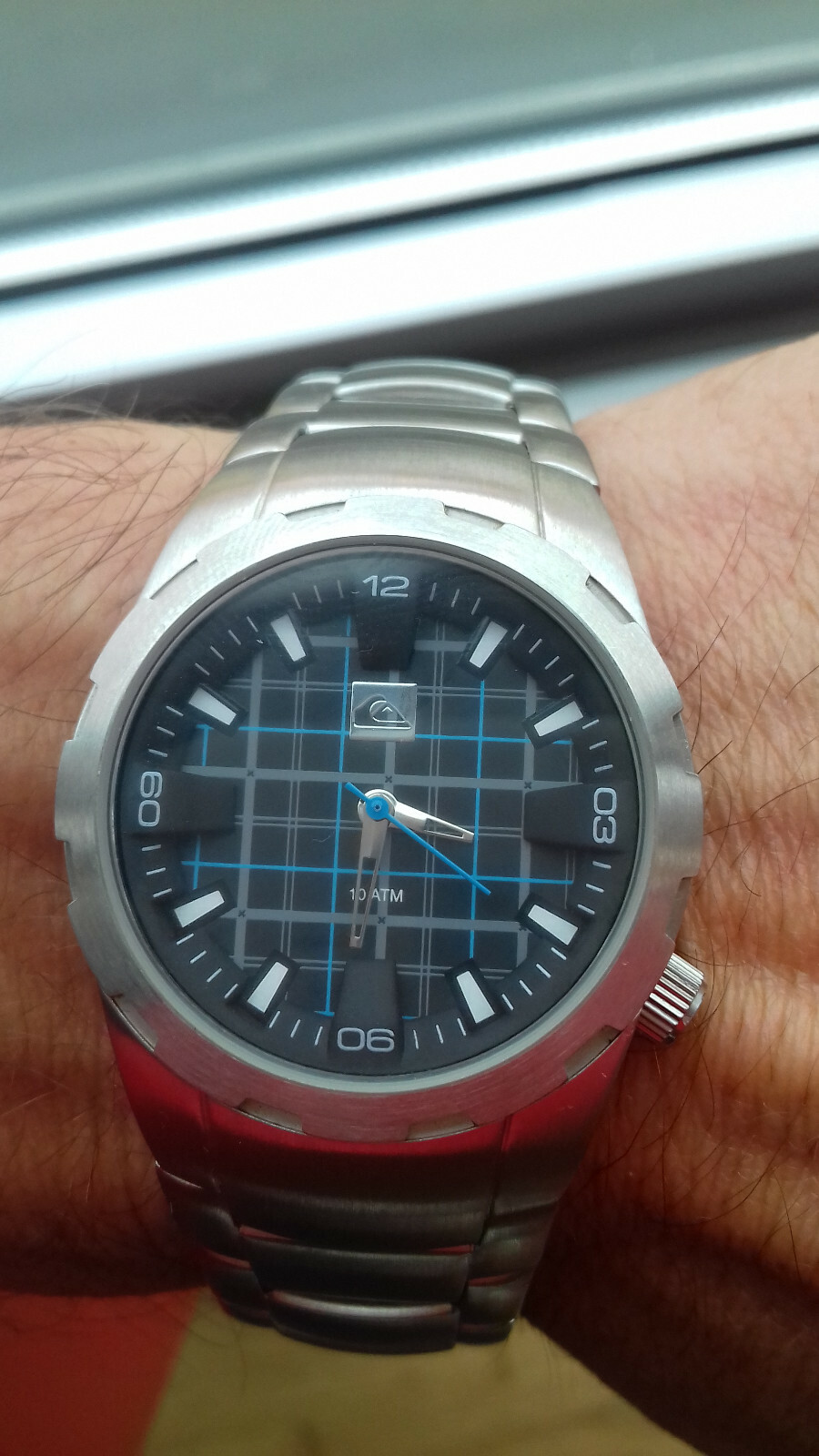 Quicksilver Y034BF-CBLK Vintage Collection Surf Watch Montre 10 At W.R ...