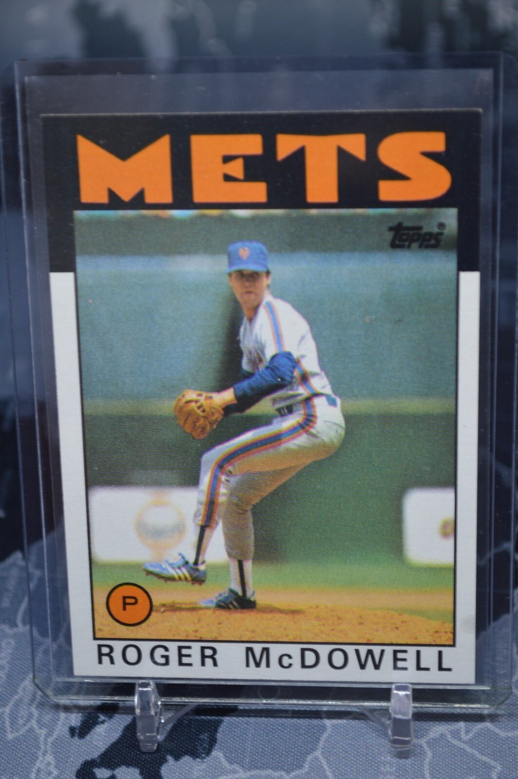 1986 Topps ROGER McDOWELL ROOKIE CARD #547 New York Mets Excellent! | eBay