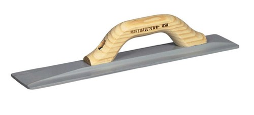 Marshalltown Hand Float Magnesium Wood Handle - Beveled End - 20 in x 3 ...