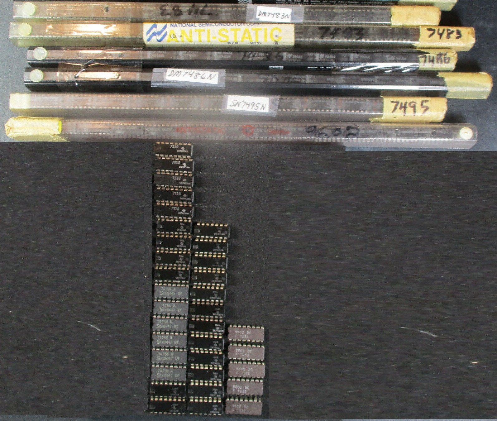 SN7476N, DM7483N, SN7483AN, DM7486N, SN7486N, SN7495AN, N9602N, 9602DC ...