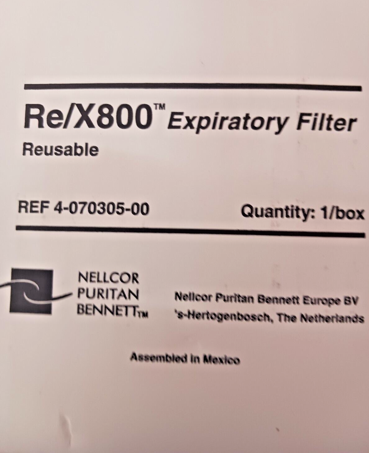 Nellcor Puritan Bennett Expiratory One Filter Re/800 For PB849( New) | eBay