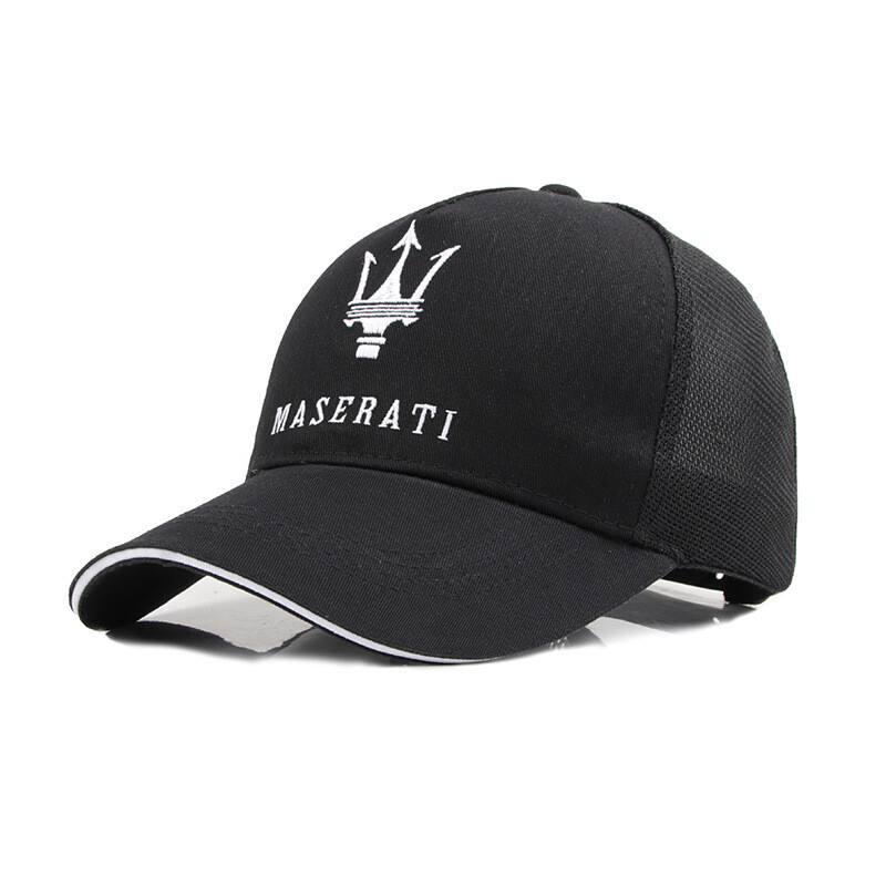 Maserati car logo baseball cap mesh cap duck tongue cap golf cap ...