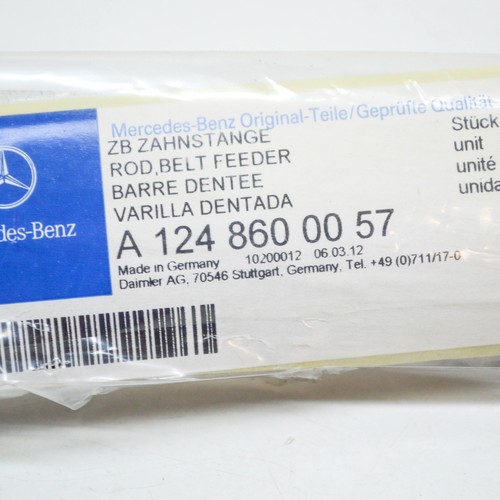 NEW MERCEDES-BENZ E W124 SEAT BELT FEEDER ROD A1248600057 OEM NO DUTY ...