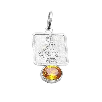 Dhanu Rashi /Meen Rashi Rashi Pukhraj/Yellow Sapphire Yantra Pendant | eBay