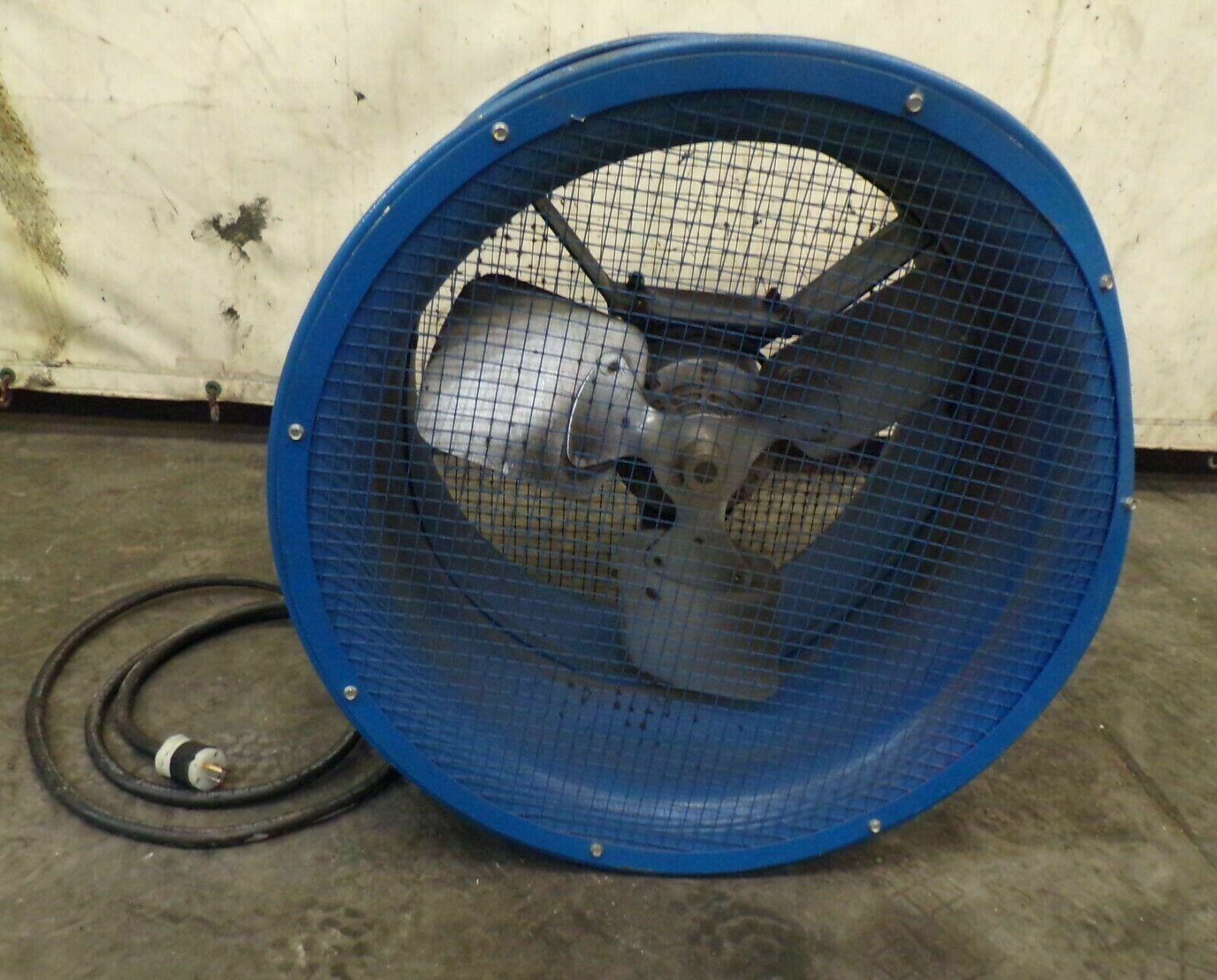 Heavy Duty High Velocity Blue Industrial Patterson Warehouse Fan 18" to ...