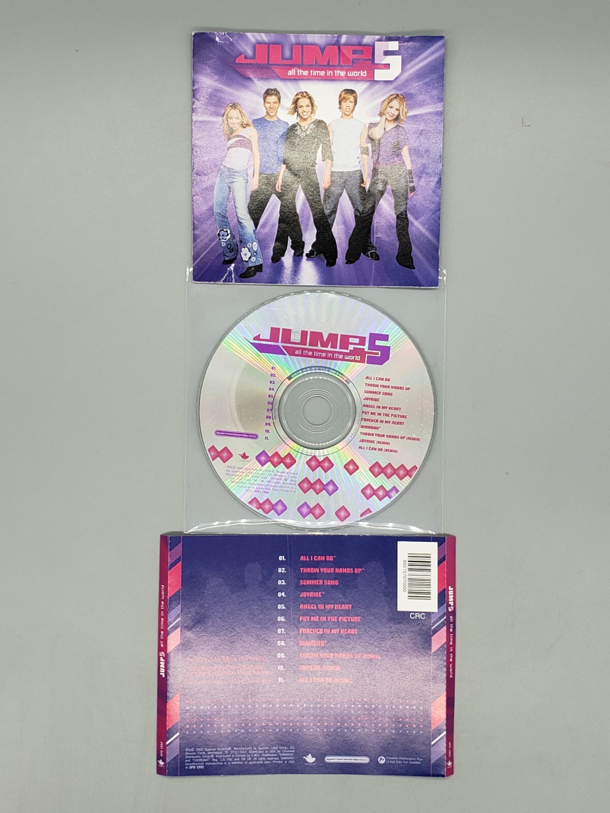 All The Time In The World by Jump 5 (CD) No Case No Tracking | eBay