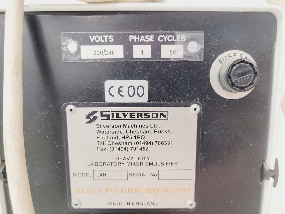 Silverson L4R High Shear Homogenizer Lab Mixer Emulsifier Lab | eBay UK