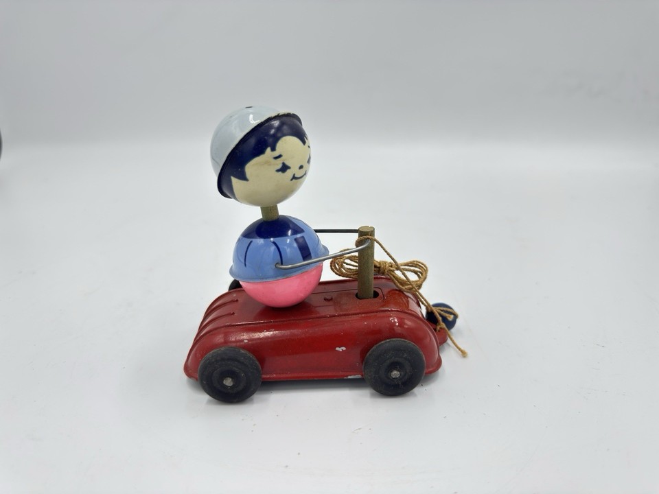 LAGCO BOBBIN BOB race car pull toy with original Box | eBay