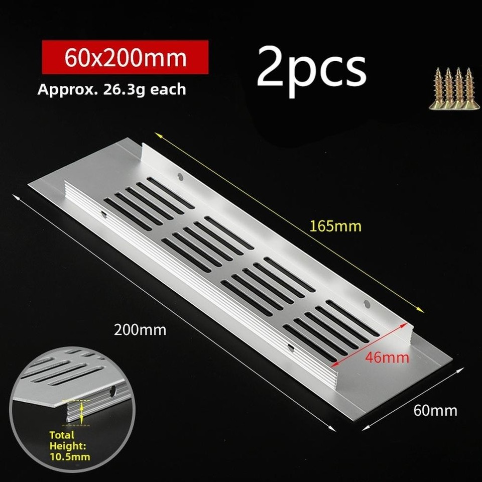 Aluminum Vent Grille Moisture Resistant Moisture Resistance Anti-slip ...