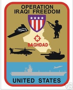 OPERATION IRAQI FREEDOM MILITARY STICKER WINDOW DECAL | eBay