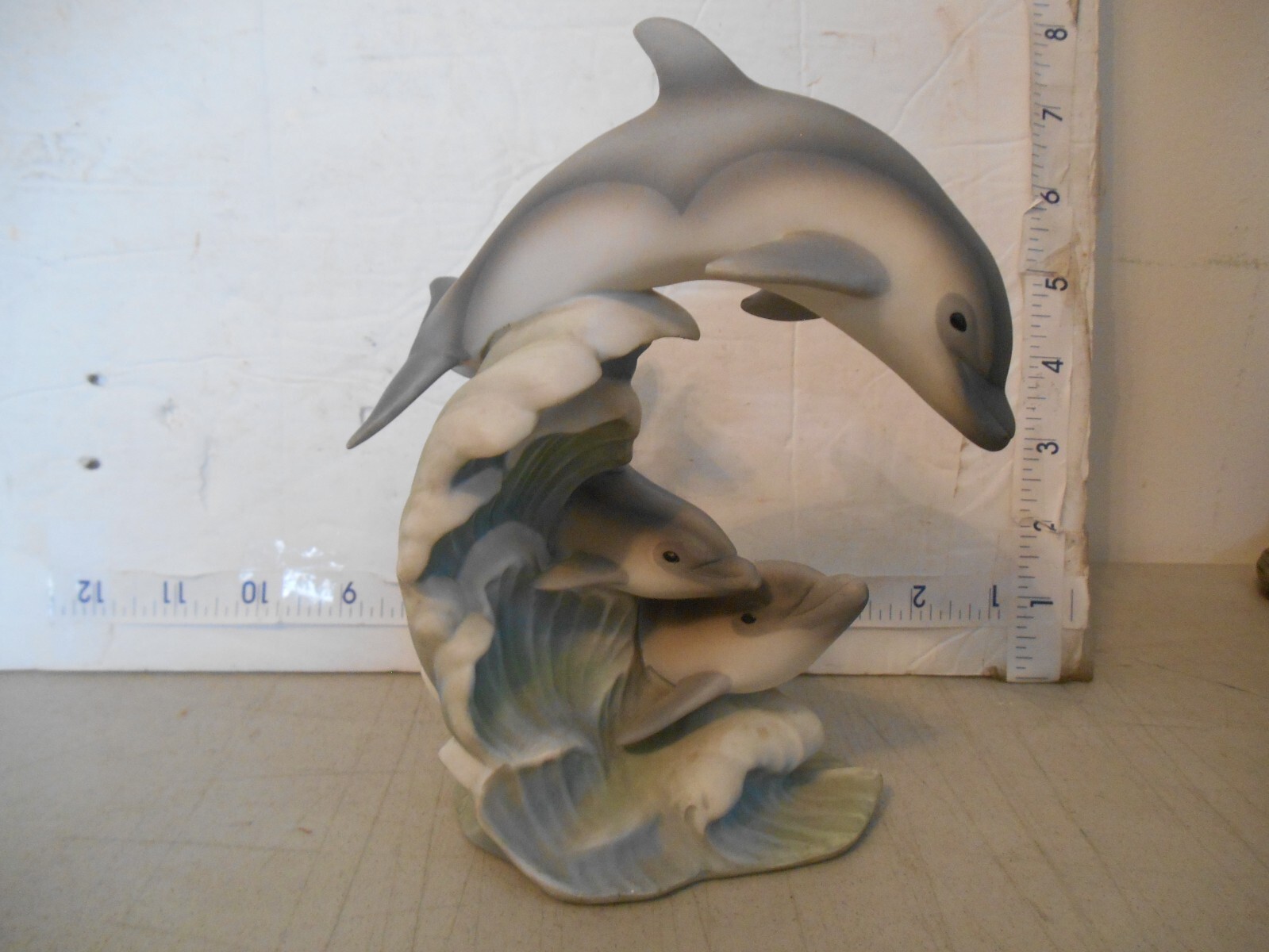 Masterpiece Porcelain Endangered Species Homco Dolphins Figurine 1994 ...