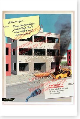 Defense Billboard Bomb Exploding Package Terrorism Awareness Poster | eBay