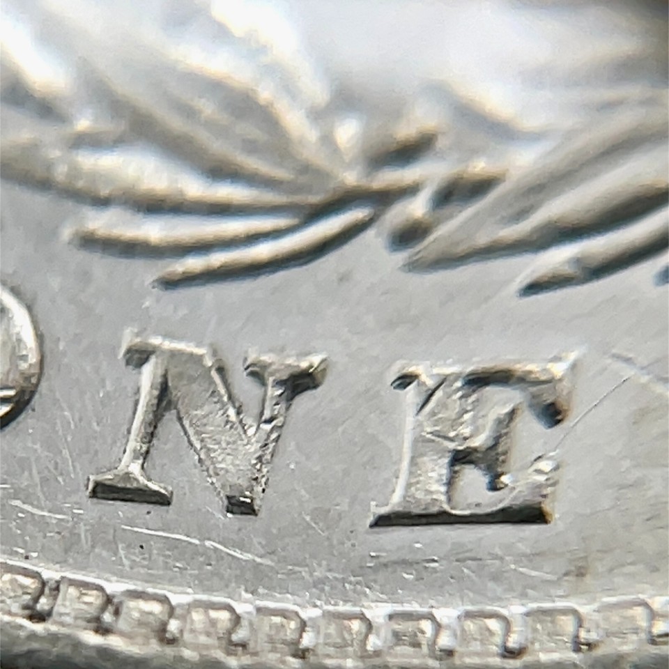 1878 8TF Morgan Dollar AU-UNC. VAM-DDR- Doubled Reverse Silver Coin ...