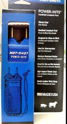 Hot Shot Power-Mite Livestock Prod Hand Held Up Close Cattle Swine ...