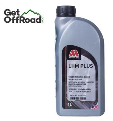 Millers Oils - LHM Plus (Developed for Citroen Vehicles) Hydraulic Oil ...