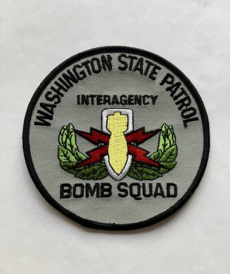 Obsolete Washington State Patrol Bomb Squad patch | eBay