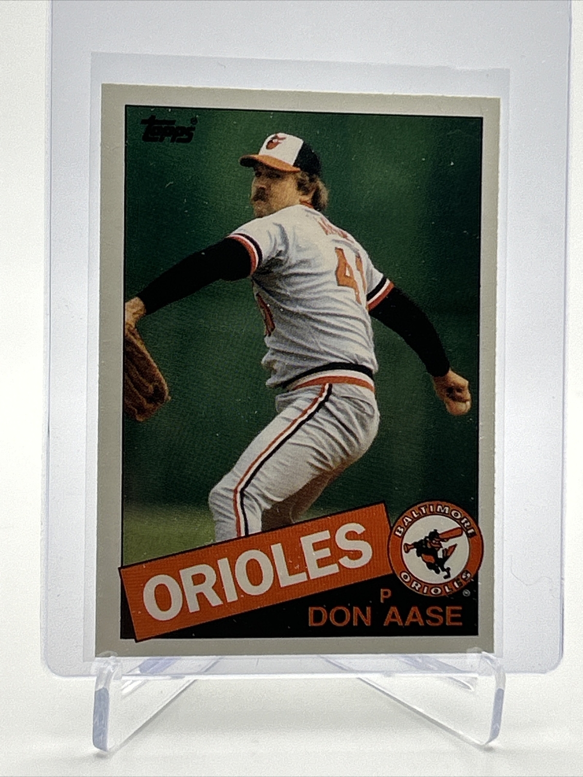 1985 Topps Traded Don Aase Baseball Card #1T NM-MT FREE SHIPPING | eBay