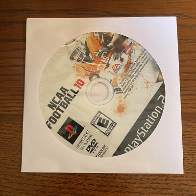 NCAA Football 10 (Sony PlayStation 2, 2009) Disc Only, Working (Free ...