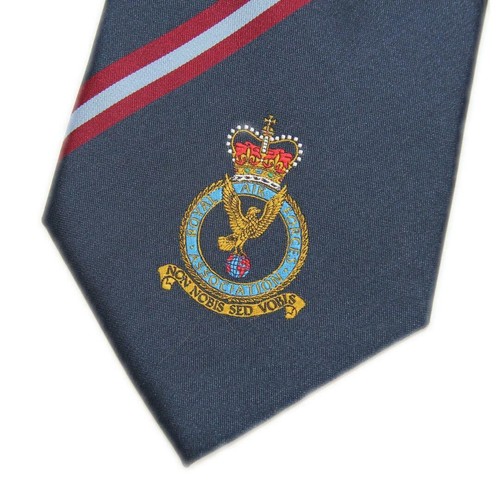 RAFA Crest tie polyester clip on silk Royal Air Forces Association ...