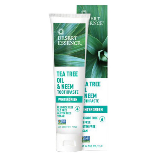 Tea Tree Oil & Neem Toothpaste Wintergreen 6.25 OZ By Desert Essence | eBay