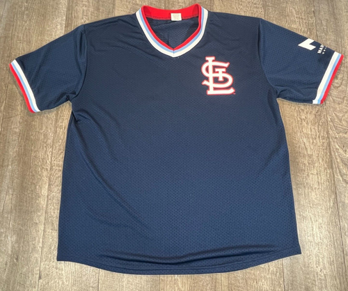 St. Louis Cardinals Men's Size XL Ted Simba Simmons Jersey/Shirt Blue ...
