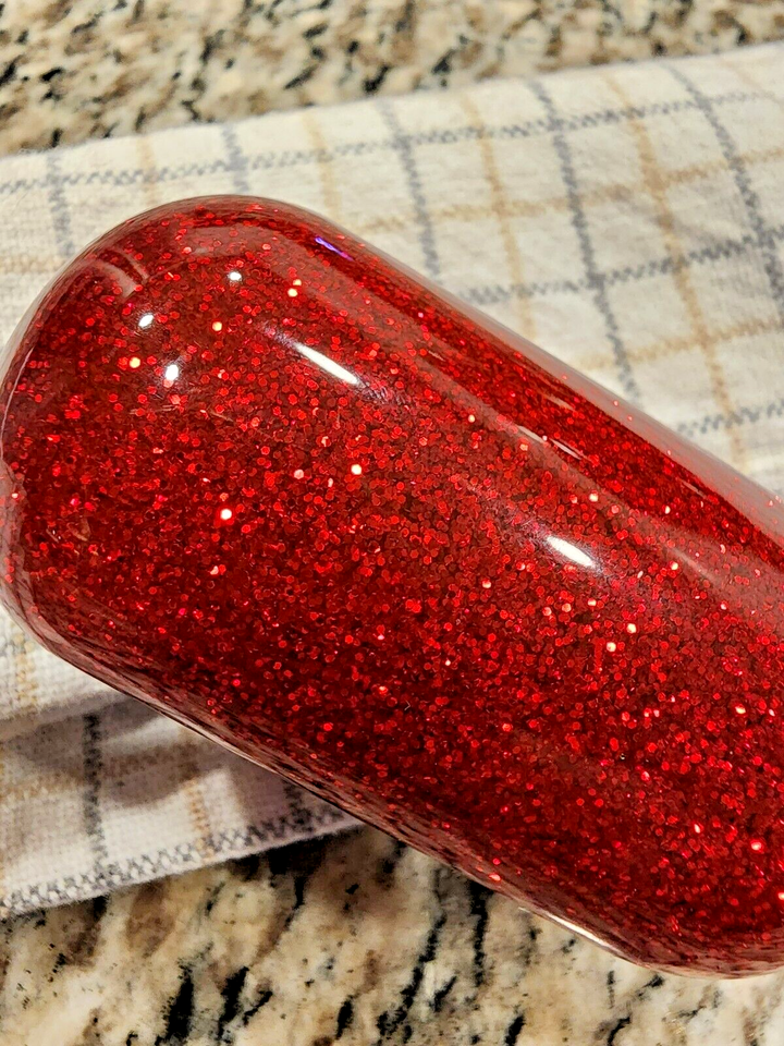 Vintage Custom Red Metal Flake Shift Knob | Rat Fink Hot Rod Rat Rod ...