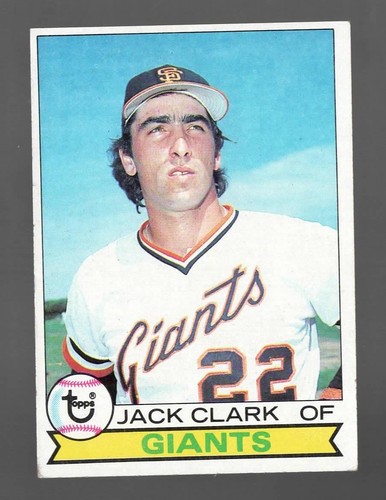 1979 Topps Jack Clark San Francisco Giants #512 Excellent | eBay