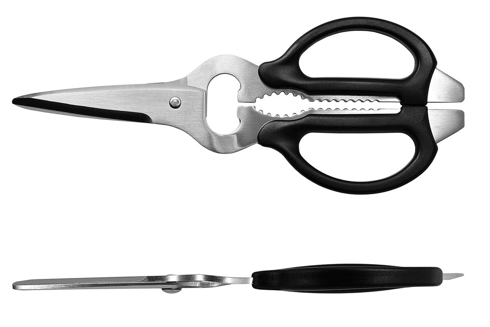 Japan Left-Handed Kitchen Scissors 8.5" Stainless Steel Multifunctional ...